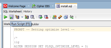 Installing with SQL Developer – Skipjack Supply Chain