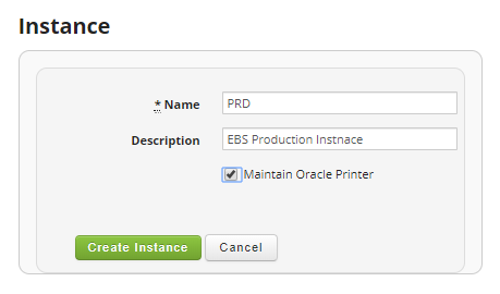 Creating an Instance – Skipjack Supply Chain