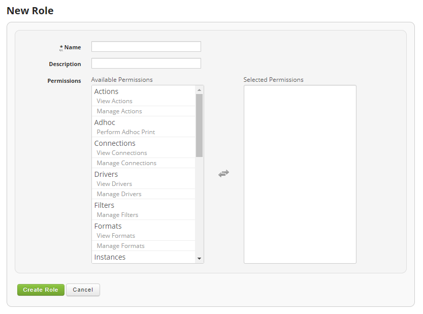 Creating a Role – Skipjack Supply Chain