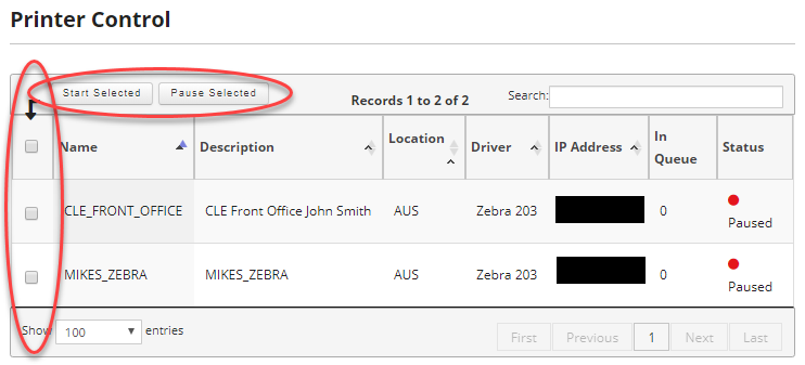 Controlling Printers – Skipjack Supply Chain