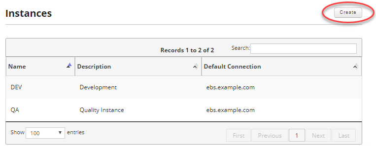 Creating an Instance – Skipjack Supply Chain