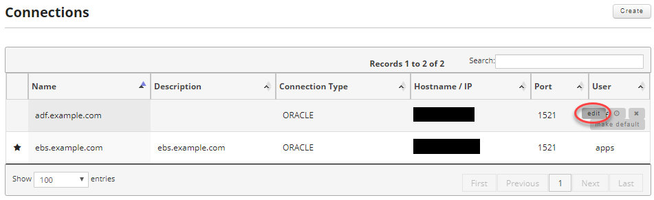 Editing a Connection – Skipjack Supply Chain