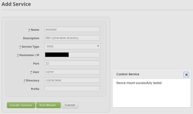 Configure Cipher Label to Connect to the EBS Output Directory – Skipjack Supply Chain