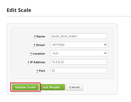 Updating a Scale – Skipjack Supply Chain